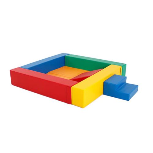 IGLU soft play bazen za loptice Ball Pit 3 sa toboganom, šareni (bez loptica)