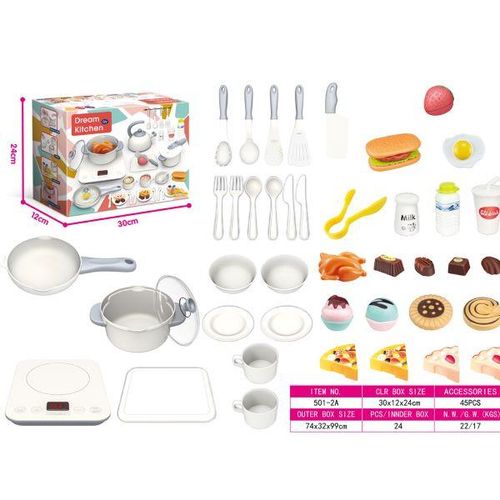 HK Mini kuhinjski set Dream Kitchen, 45 delova