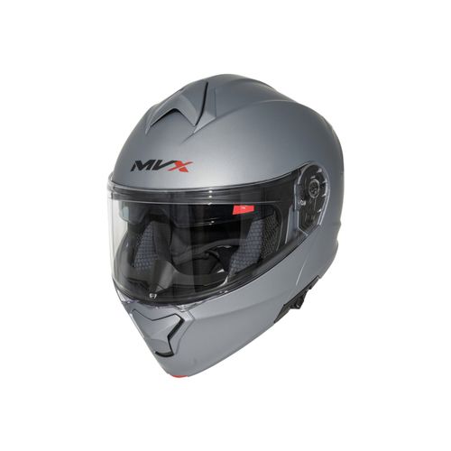 MVX 935SV Flip Up kaciga za motor, siva, veličina XXL