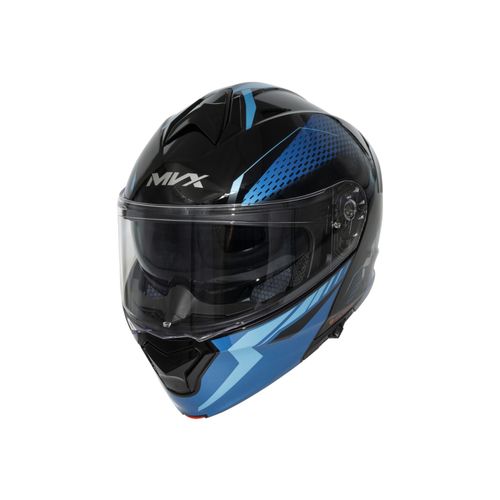 MVX 935SV Flip Up kaciga za motor, crno-plava, veličina M