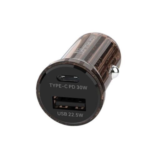 Konfulon C85Q Mini auto punjač 30 W, USB-C i USB