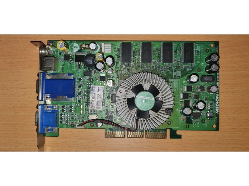 Agp Ati Radeon 9600 Tx 128 Bit Dual VGA
