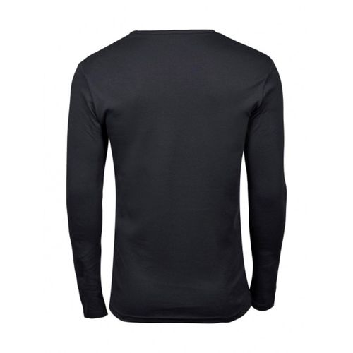 Tee Jays Interlock 530 muška majica dugih rukava, pamuk 220 g/m2, crna, vel. S