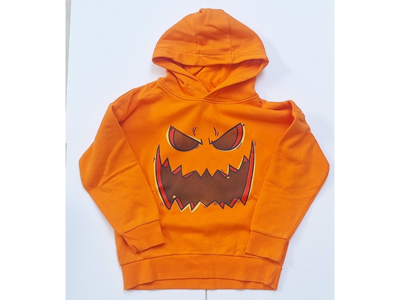 Haloween pamučni duks, Pepco Vel. 116, kao nov