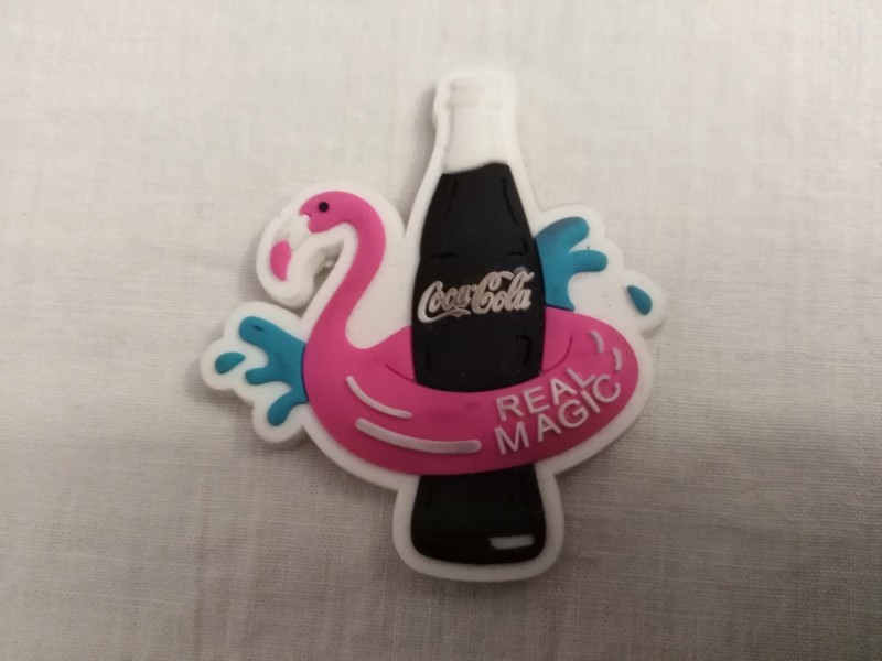 magnet Coca-Cola - flamingo i flaša
