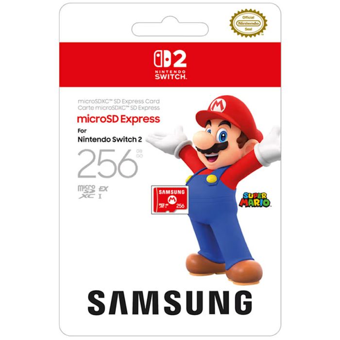 Memorijska kartica Samsung Nintendo Switch 2 MicroSD 256GB - Mario Logo