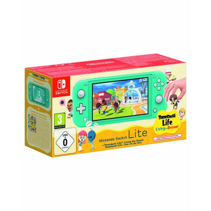 Konzola Nintendo SWITCH Lite Turquoise Tomodachi Life