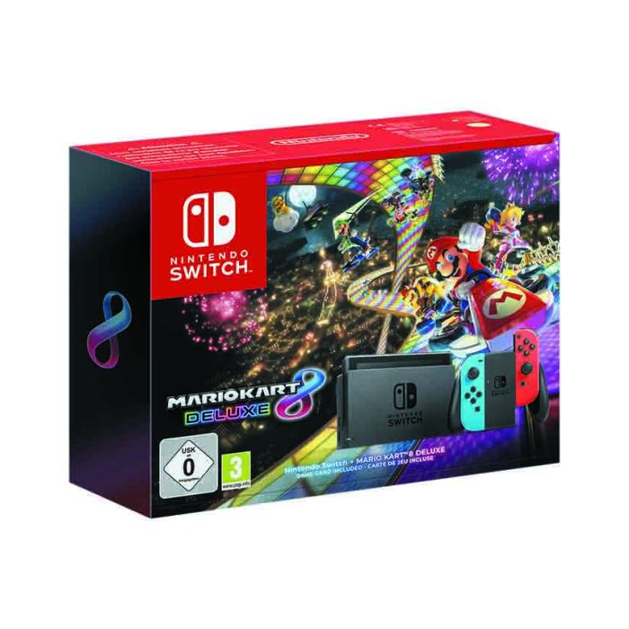 Konzola Nintendo SWITCH Model Neon Red and Blue + Mario Kart 8 Deluxe