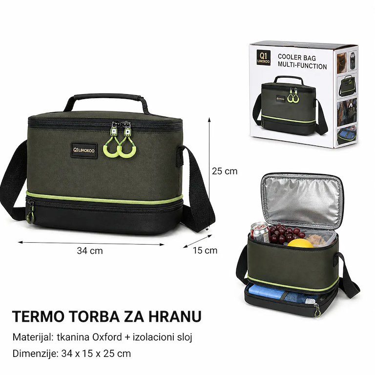 KMT Termos torba, Maslinasta