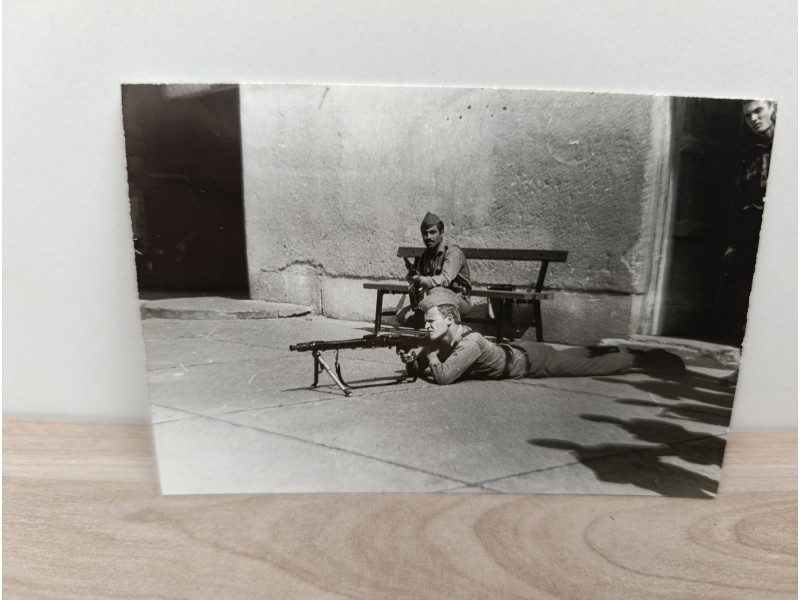 Vintage fotografija vojnici