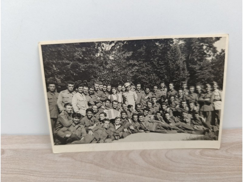 Vintage fotografija vojnici