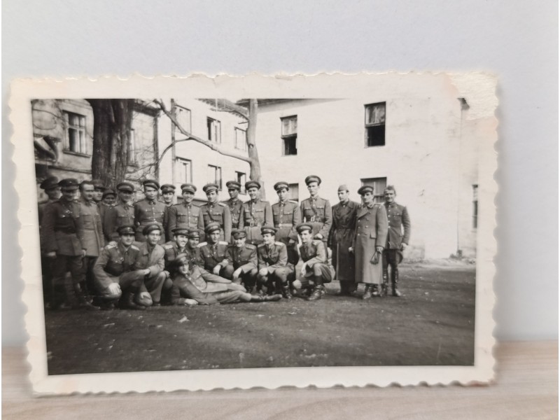 Vintage fotografija vojnici