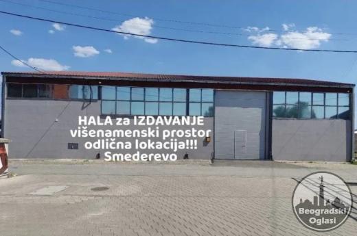 Hala za izdavanje-Smederevo