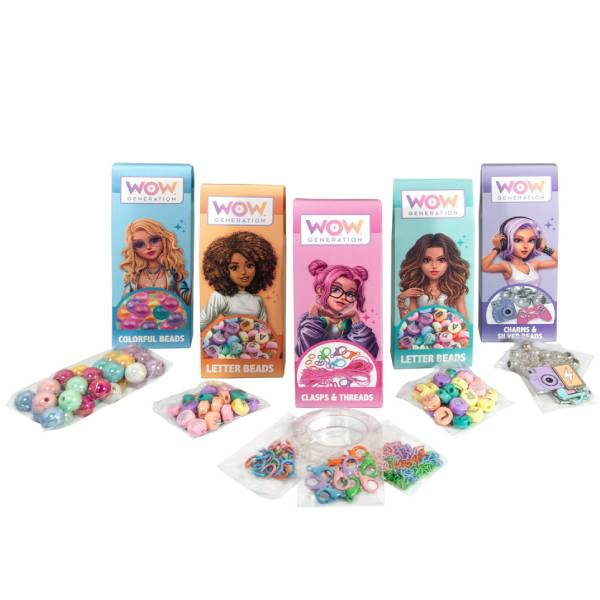 WOW Generation deluxe set 5 sjajeva za usne sa pravljenjem privezaka 1047183