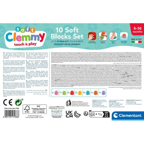 Clemmy kockice Soft Touch 10 komada CL17988