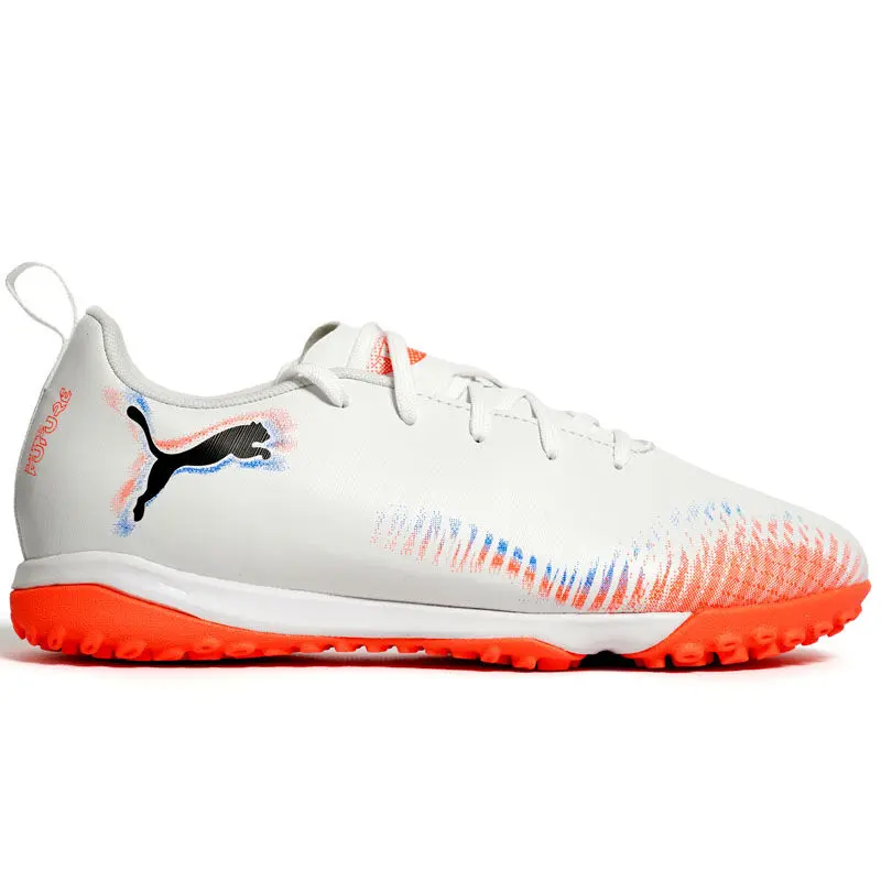 Puma Patike za fudbal za dečake Future 8 Play Tt + Mid Jr, Bele