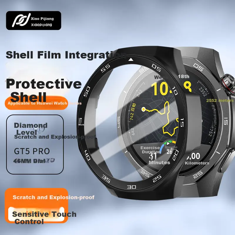 Xiaopijiang Zaštita stakla za pametni sat + Zaštitna maska za pametni sat za Huawei Watch GT6/GT5/GT4/GT3/Pro, Providna