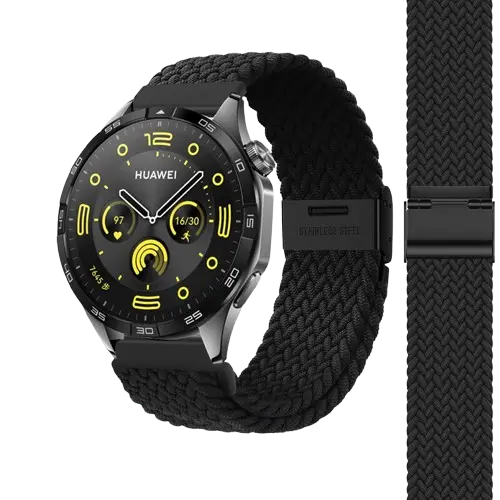 Weiqiantu Zamenska narukvica za pametni sat za Huawei Watch, Crna
