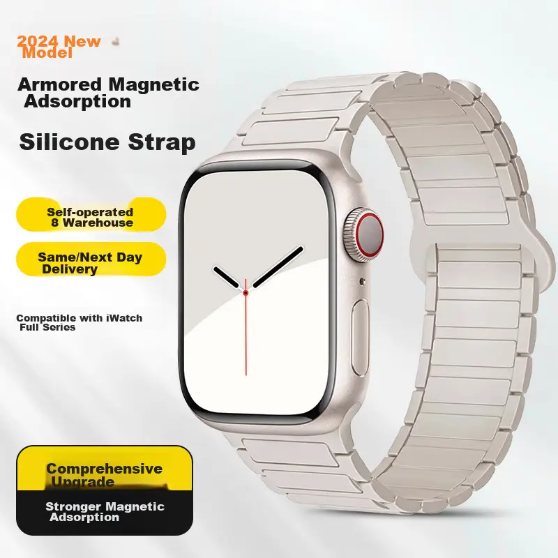 Mashi Zamenska narukvica za pametne satove za Apple Watch, Bela