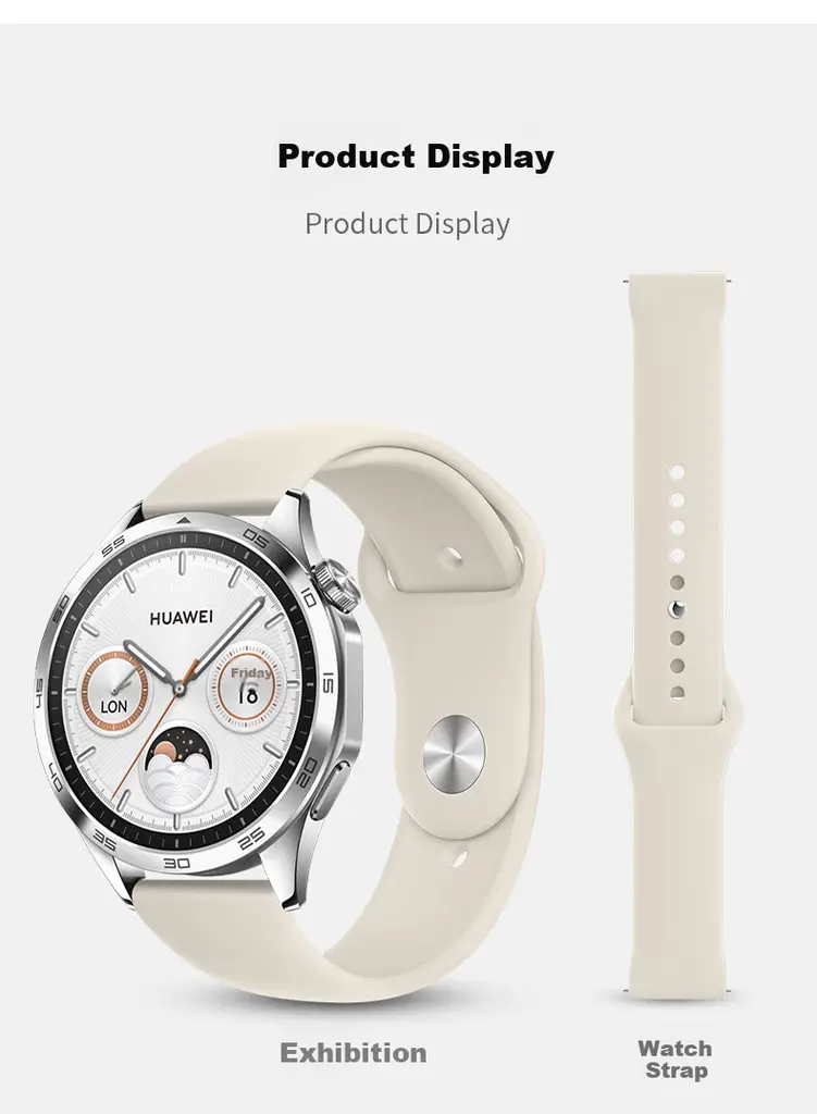 Binghong Zamenska narukvica za pametni sat za Huawei Watch 5, Siva
