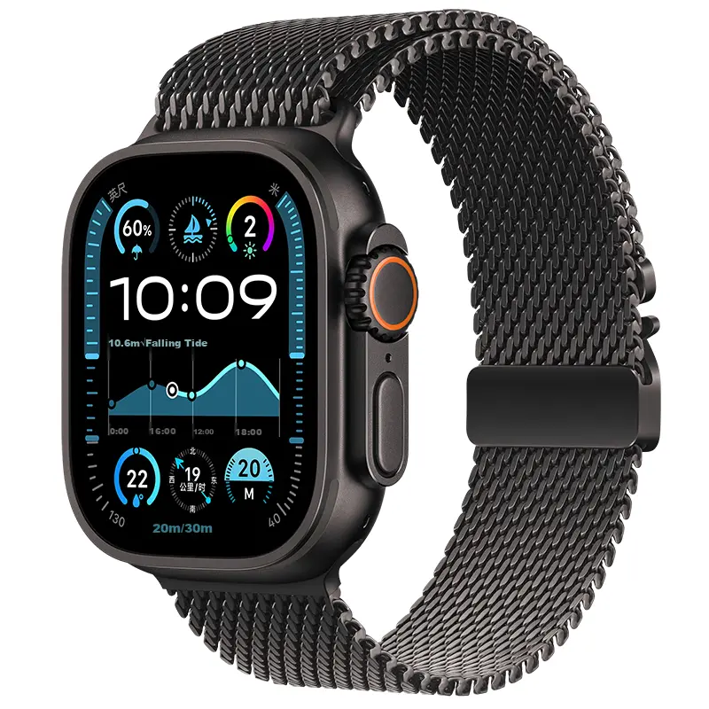 BHO Zamenska narukvica za pametni sat za Apple Watch, Crna
