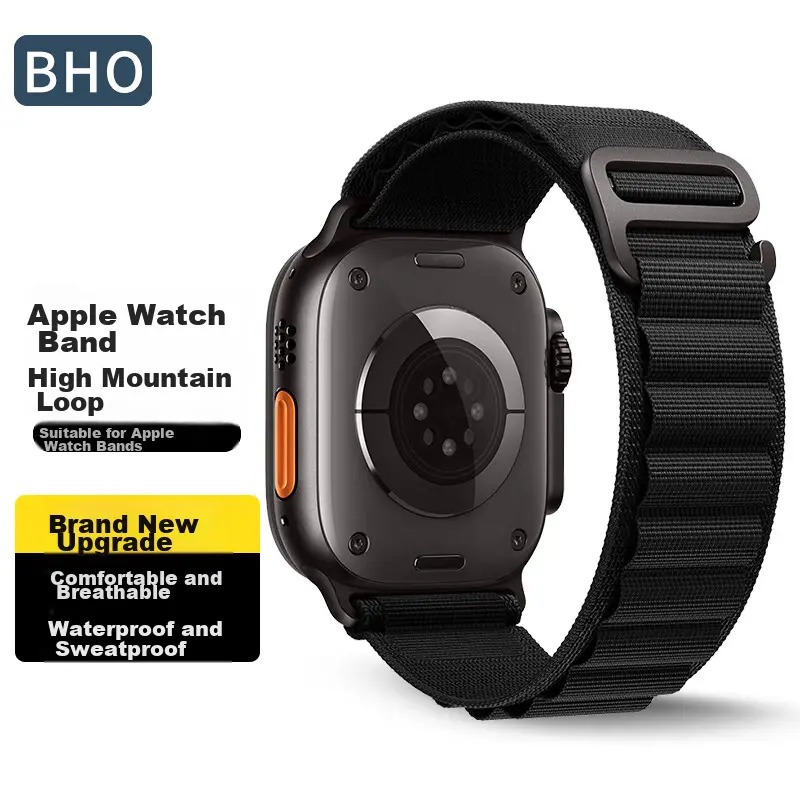 BHO Zamenska narukvica za pametni sat za Apple Watch, Crna