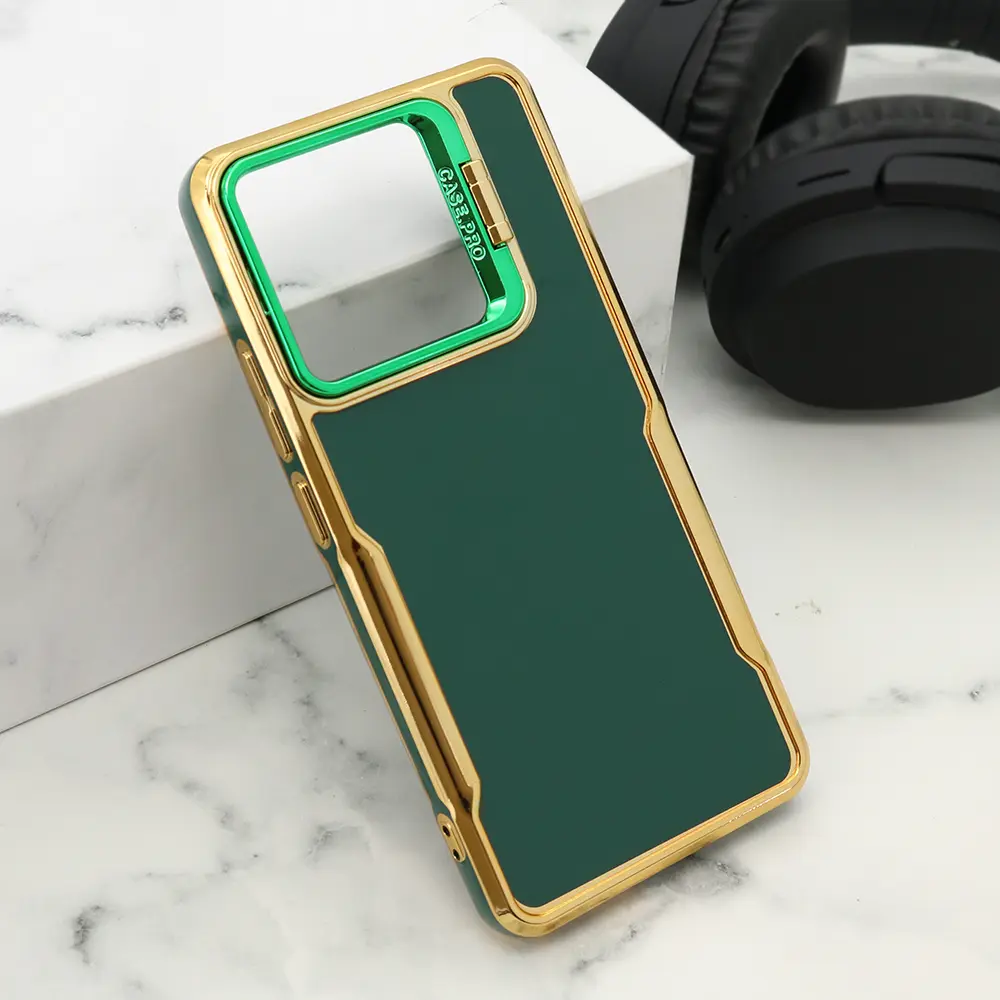 Maska za mobilni telefon Xiaomi Redmi Note 13 4G GOLD LUXE, Zelena
