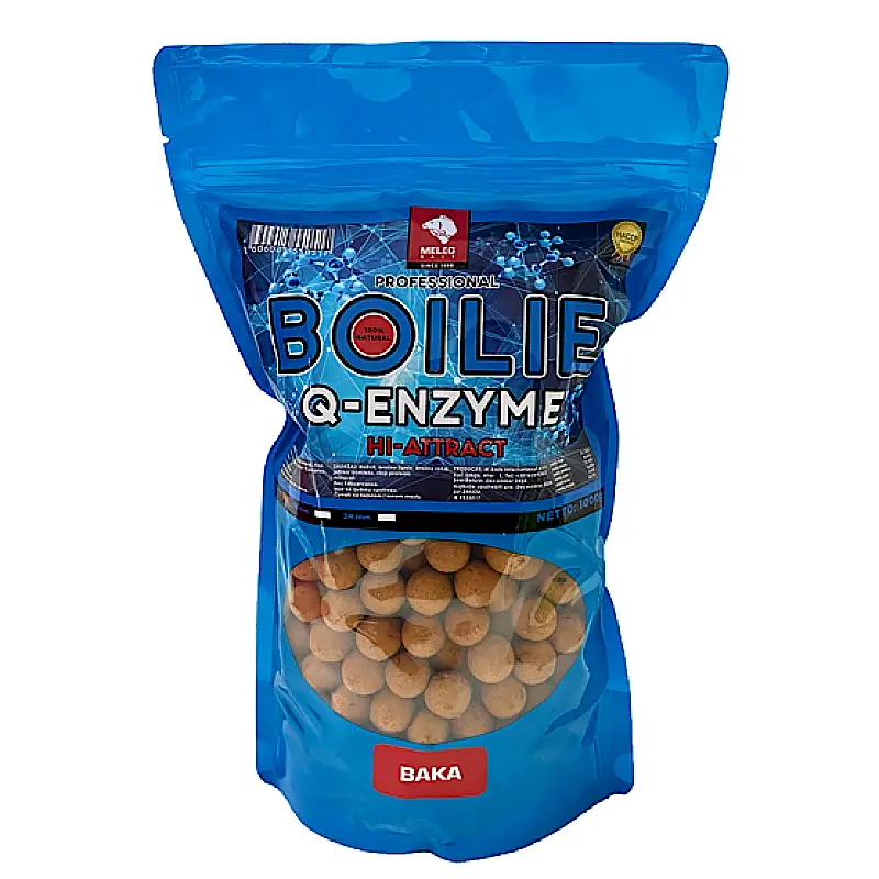 Meleg Bait Q ENZYME BOILIE 1kg BAKA