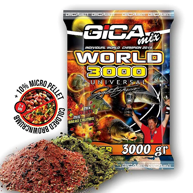 Gica Mix WORLD 3000 FEEDER 3kg (H 211-W-F)