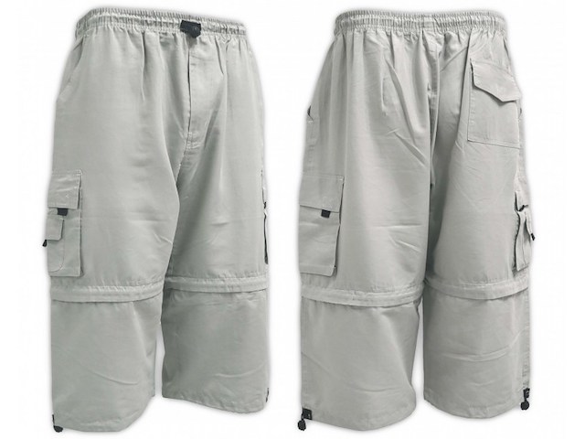 |O| WHH cargo pantalone - bermude 2u1 (XL)