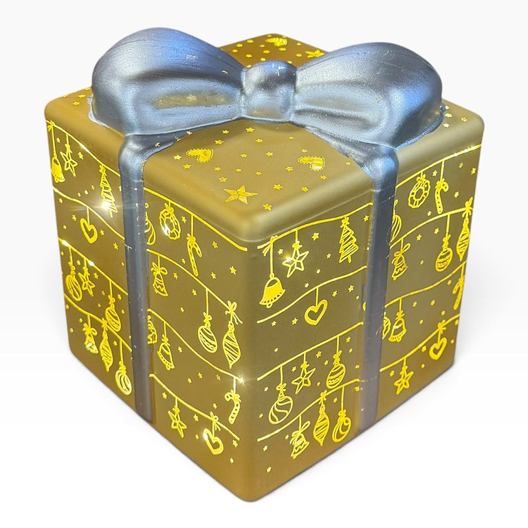 NG SVETLEĆA DEKORACIJA POKLON 12X12X14 CM