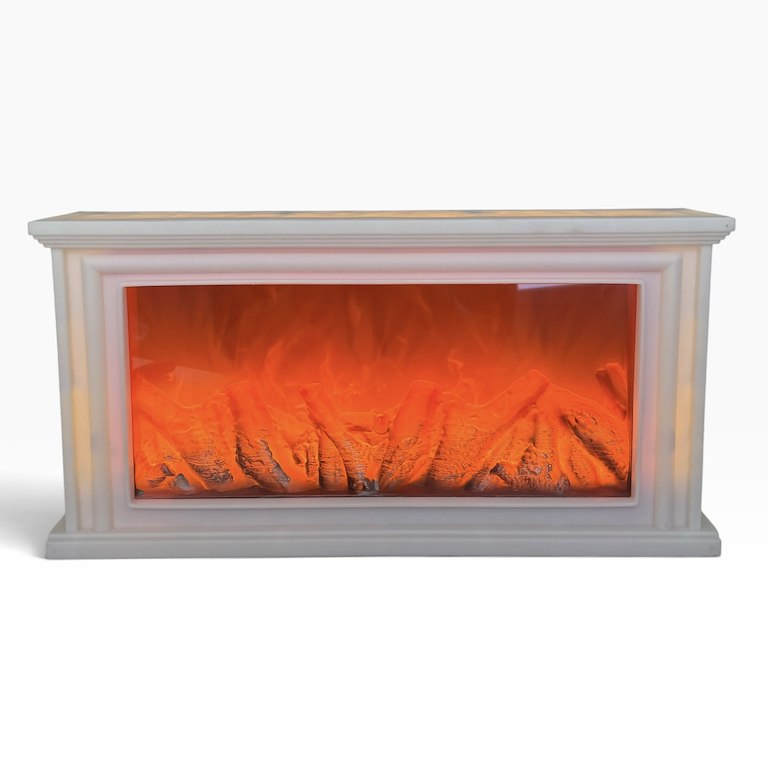 NG SVETLEĆI KAMIN BELI 40X20X10 CM