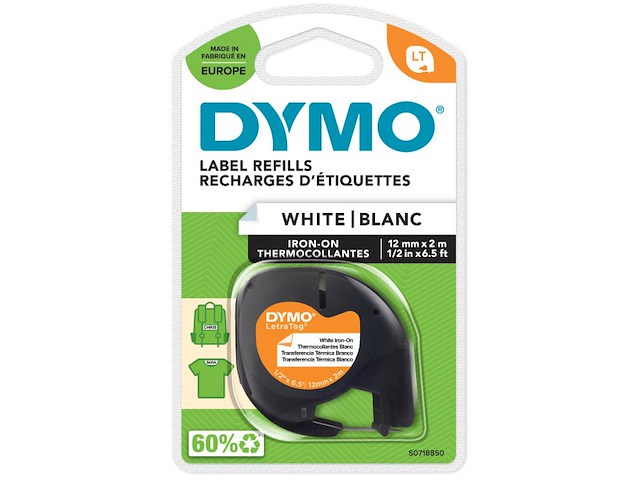 DYMO TRAKA LETRATAG ZA ODEĆU BELA - DY71885