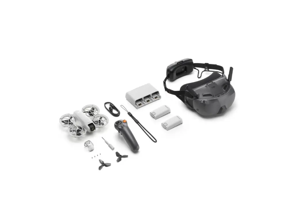 DJI FPV dron sa kontrolerom pokreta Neo Motion FMC, crno-beli