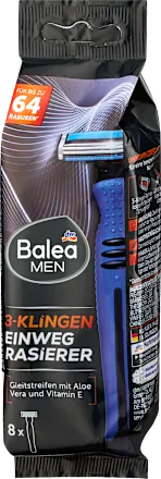 Balea MEN
Brijač za jednokratnu upotrebu sa 3 oštrice, 8 kom
