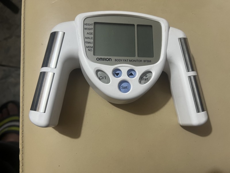 Omron body fat monitor