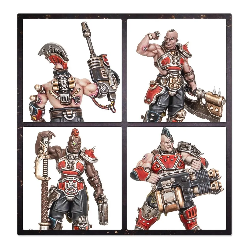 Necromunda: Goliath Forge Bosses and Sumpkrocs