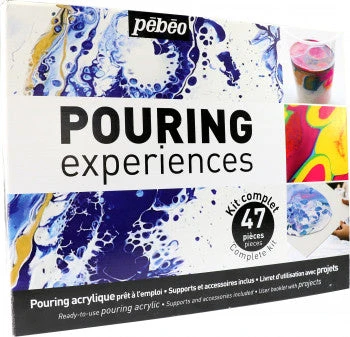 Set za pouring akrilne boje PEBEO 47 kom (sušenje 24 – 72 h)