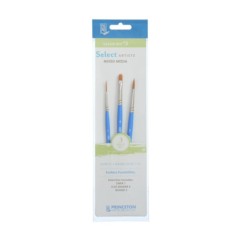 Set univerzalnih četkica PRINCETON Select - 3-delni set