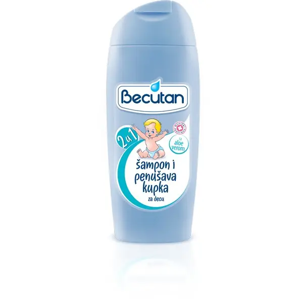BECUTAN Šampon i penušava kupka za bebe, 200ml