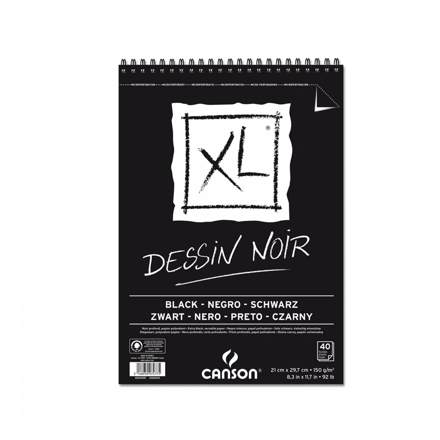 CANSON Canson XL Dessin Black