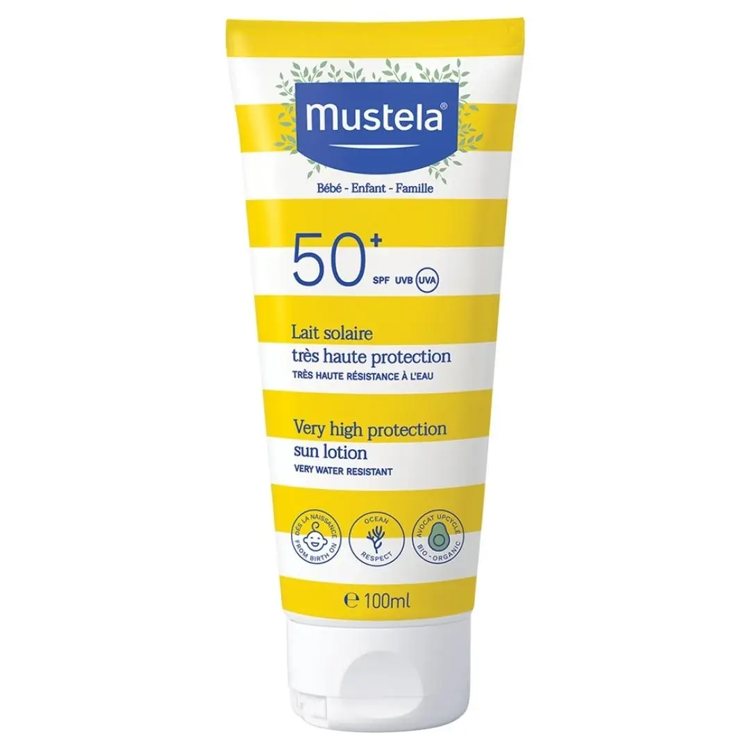 Mustela Losion za bebe i decu sa visokom UV zaštitom Sun, 100 ml