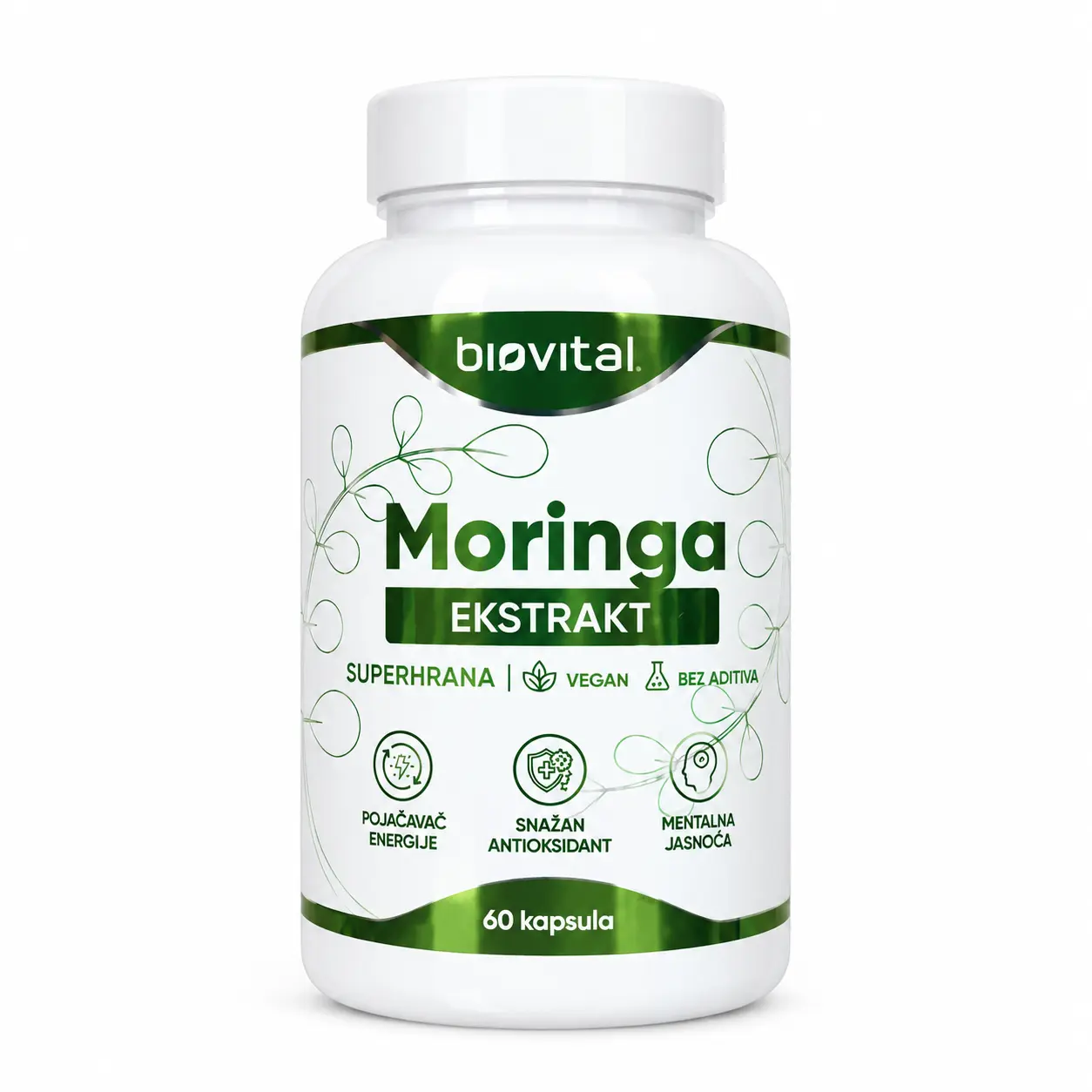 Moringa ekstrakt 60 kapsula Biovital