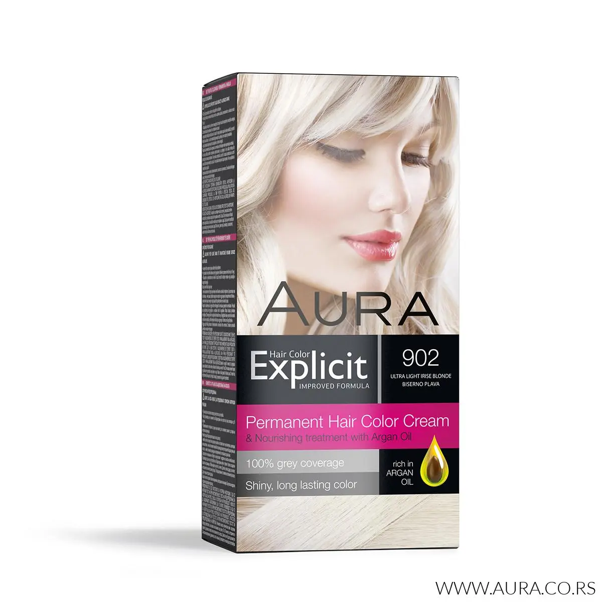 EXPLICIT BOJA ZA KOSU 902 NEW biserno plava