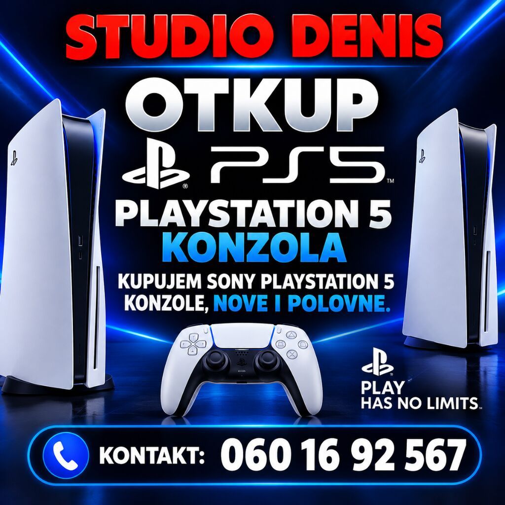 OTKUP PlayStation 5 konzola – Subotica - Kupujem Sony PlayStation 5