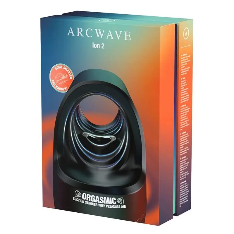 Masturbator Acrwave ion 2, Pulsirajući, 15.5cm, Crni