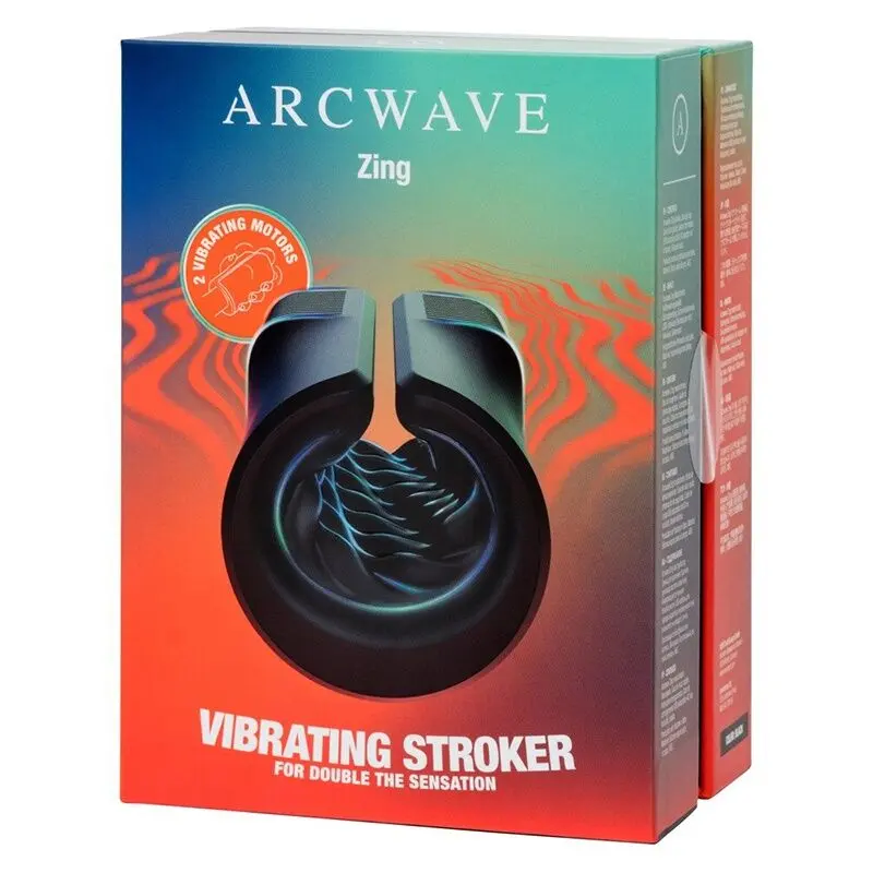 Masturbator Acrwave zing, Vibrirajući, 11cm, Crni