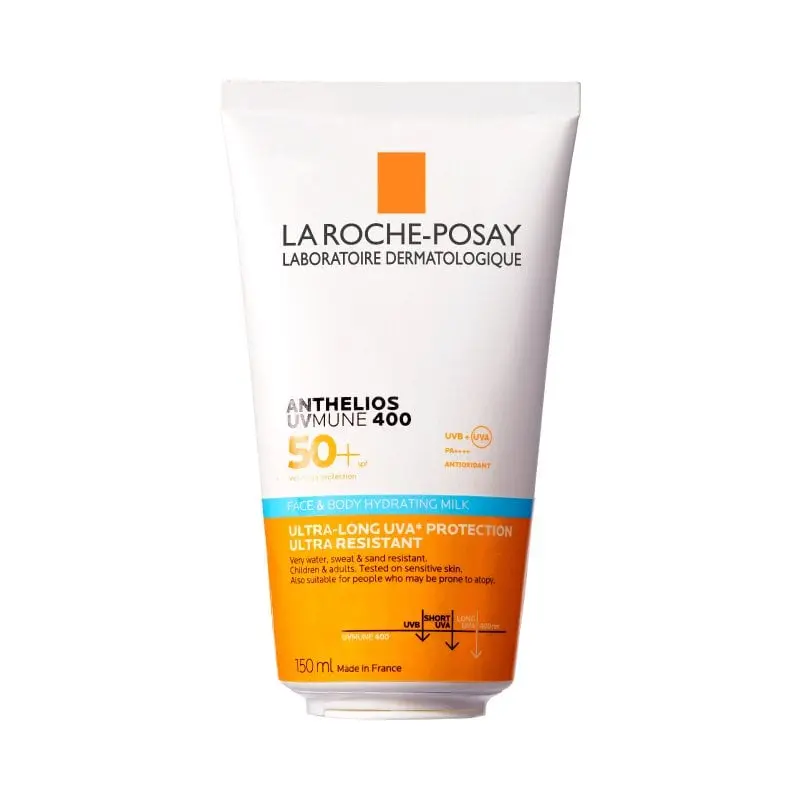 La Roche-Posay Hidratantno mleko za zaštitu od sunca za lice i telo Antelios, SPF50+, 150 ml