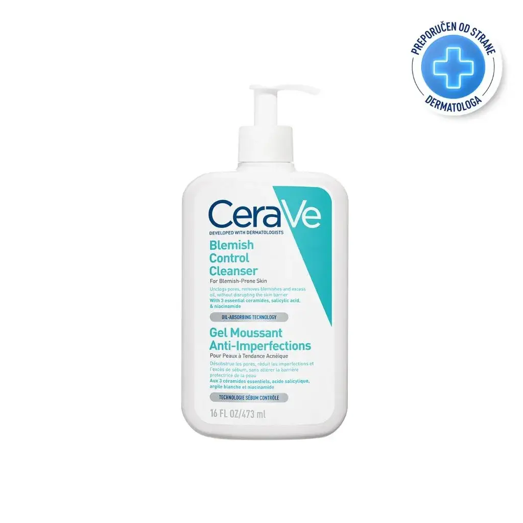 CeraVe Gel za čišćenje lica Blemish Control, 473 ml