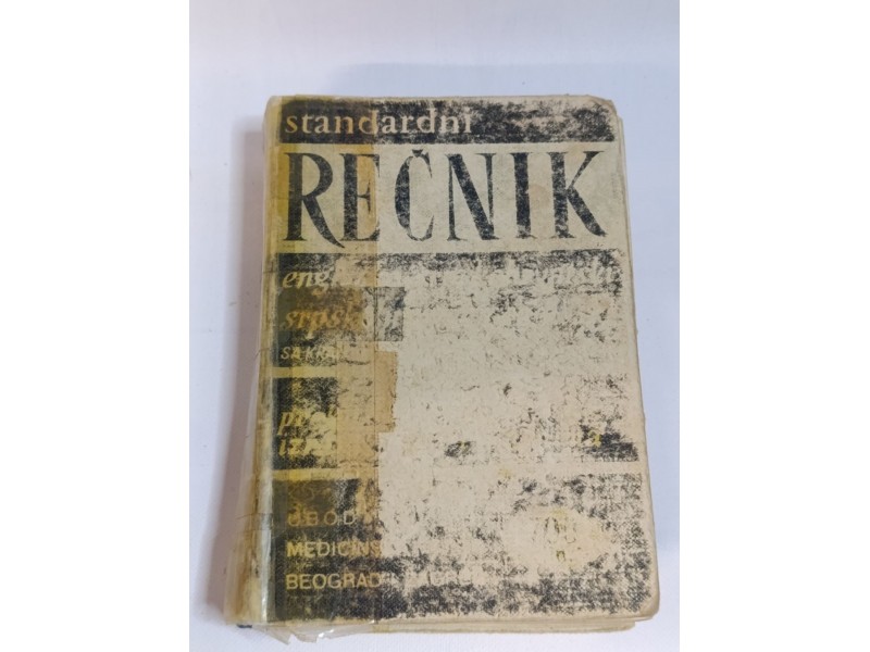 Englesko srpski srpsko engleski rečnik Obod Cetinje 198